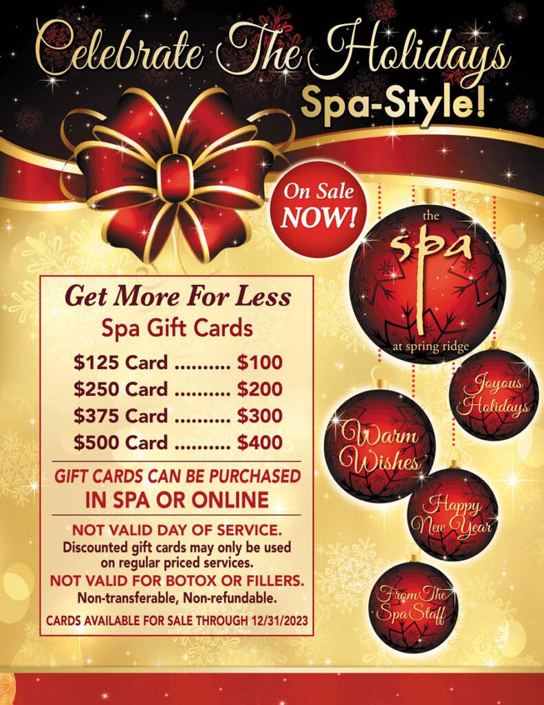 Spa Specials - Book a Service Today | The Spa at Spring Ridge